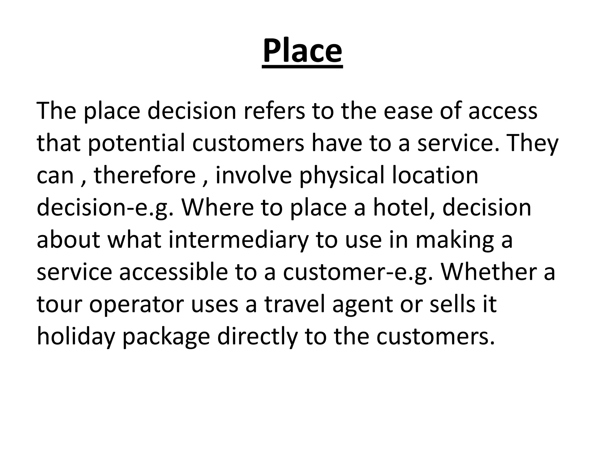 Service marketing mix | PPTX