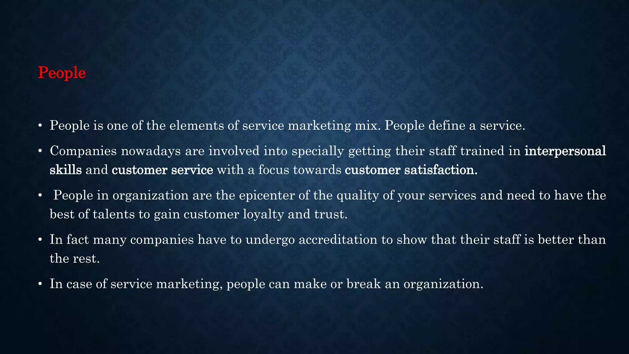 Service marketing mix | PPTX