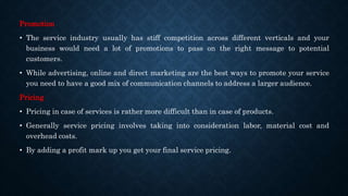 Service marketing mix | PPTX