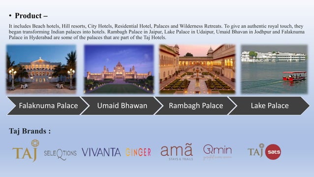 Study on Taj Group of hotels | PPTX | Asia Travel | Travel Locations