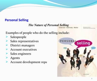 Personal Selling Examples