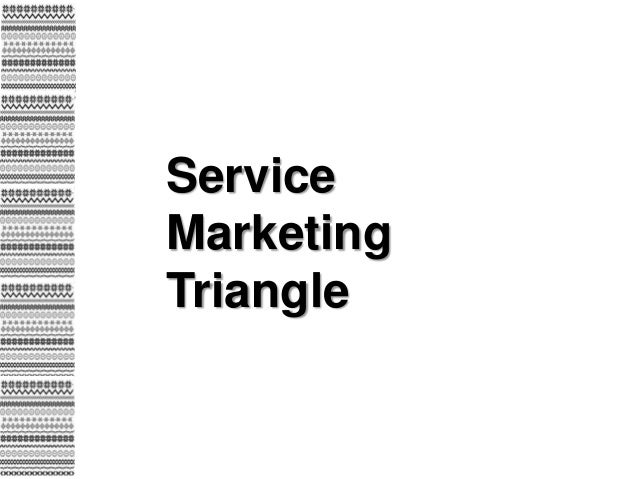 Service marketing triangle