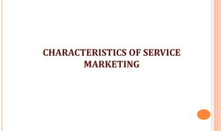 Service Marketing | PPTX | Information Services Industry | Industries