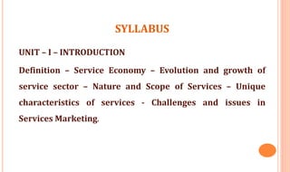 Service Marketing | PPTX | Information Services Industry | Industries