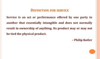 Service Marketing | PPTX | Information Services Industry | Industries