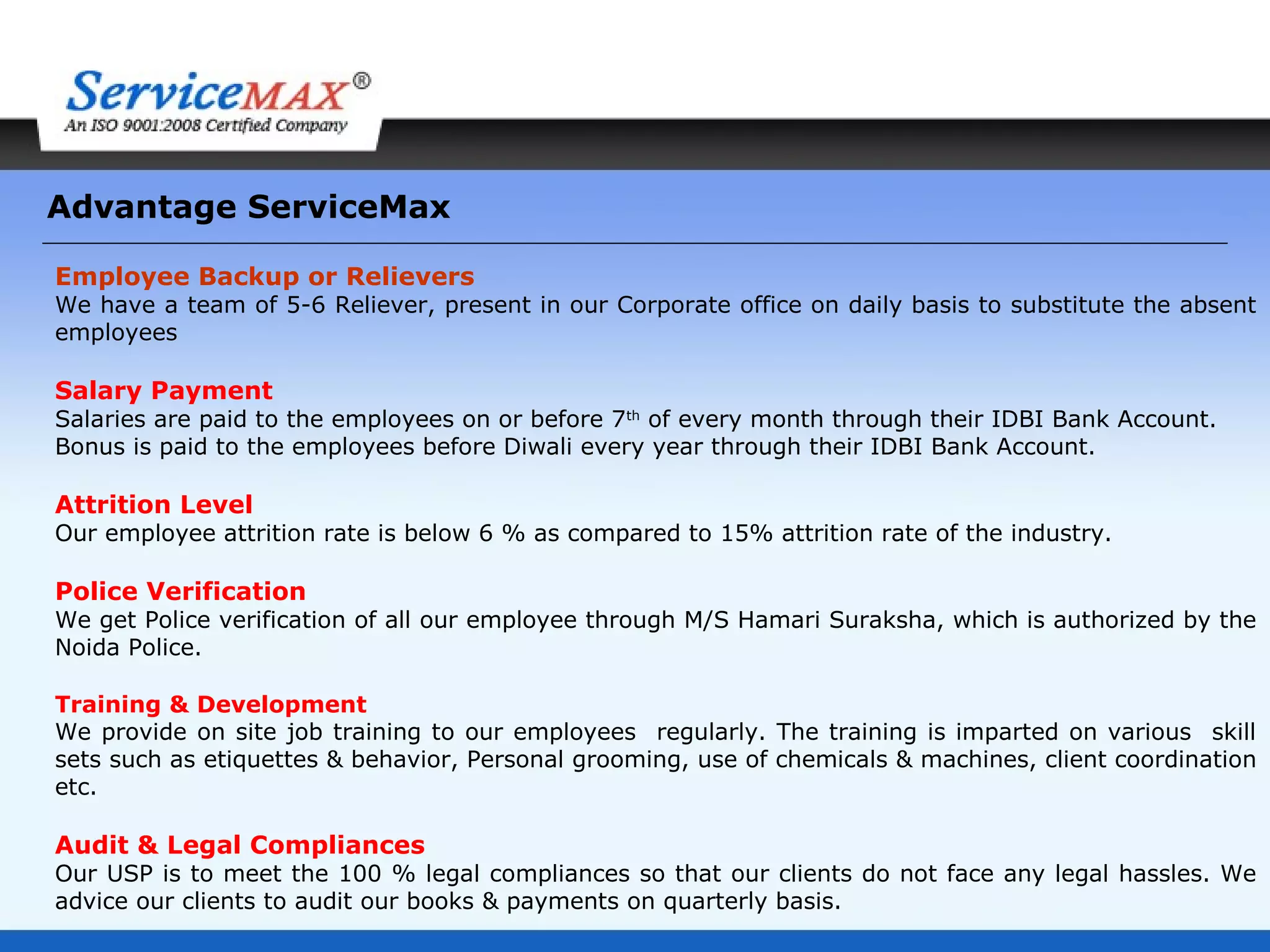 Servicemax company profile ppt | PPT