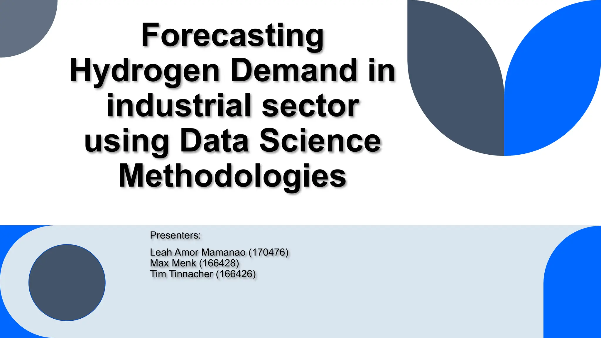 Service Management: Forecasting Hydrogen Demand | PPTX | Artificial Intelligence | Technology ...