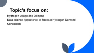 Service Management: Forecasting Hydrogen Demand | PPTX | Artificial Intelligence | Technology ...
