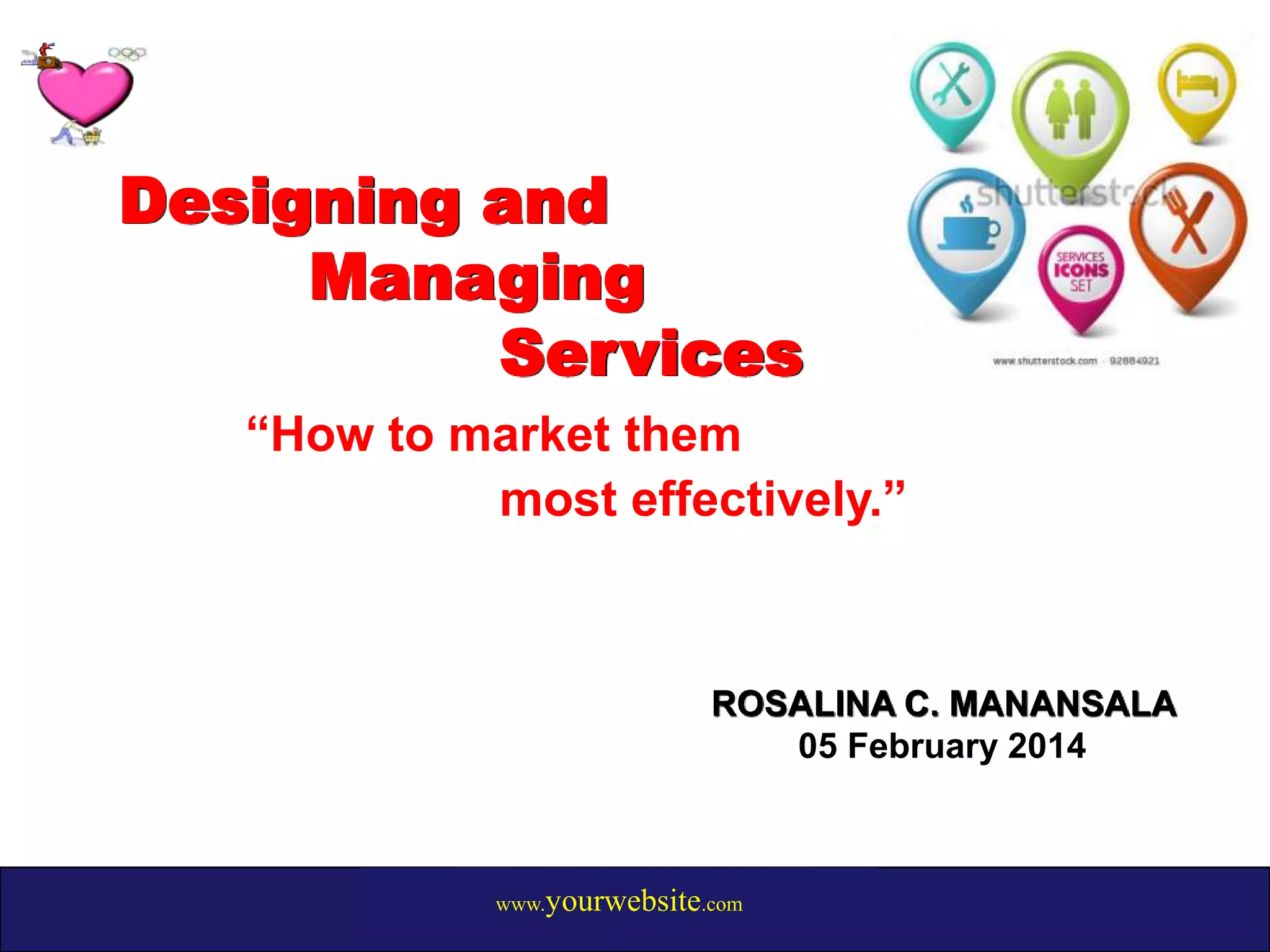 Designing and Managing Service | PPTX