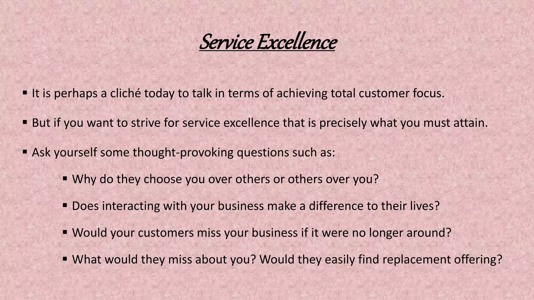 Service mindset | PPTX