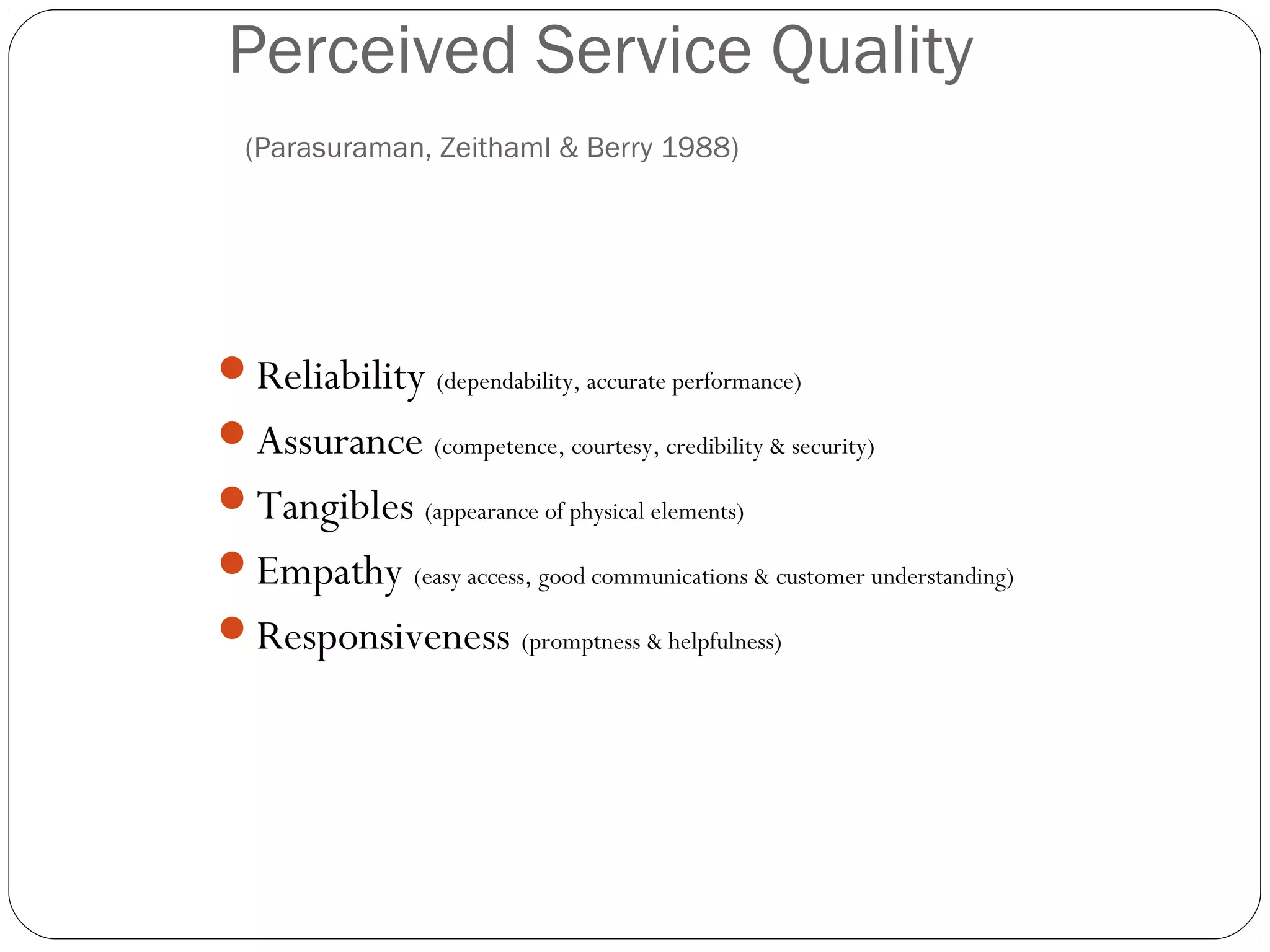 Service mkting | PPT