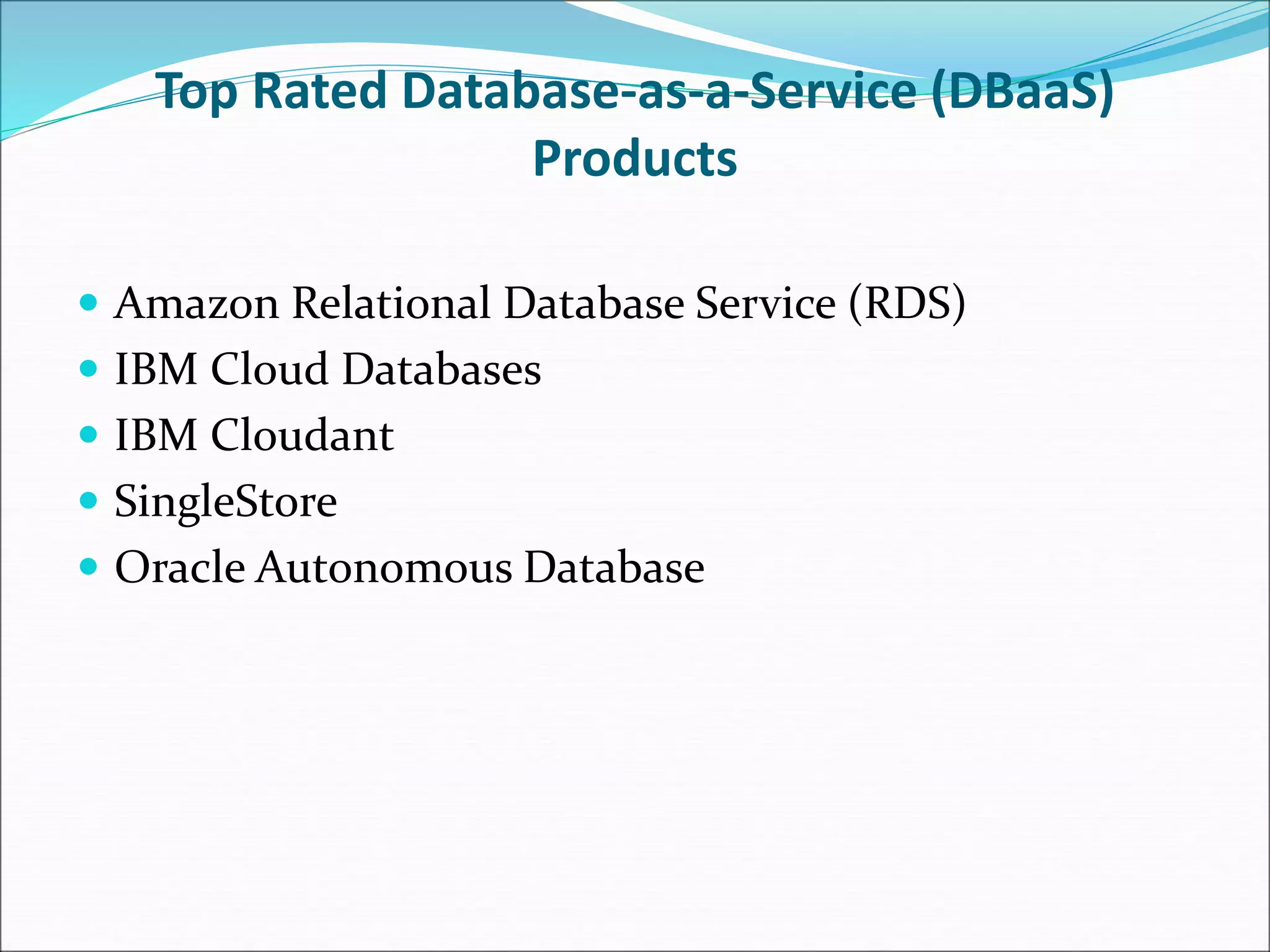 Service Models - Databas - Monitoring - Communication.ppt | Cloud Computing | Internet