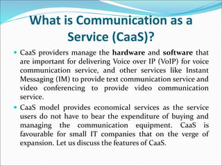 Service Models - Databas - Monitoring - Communication.ppt