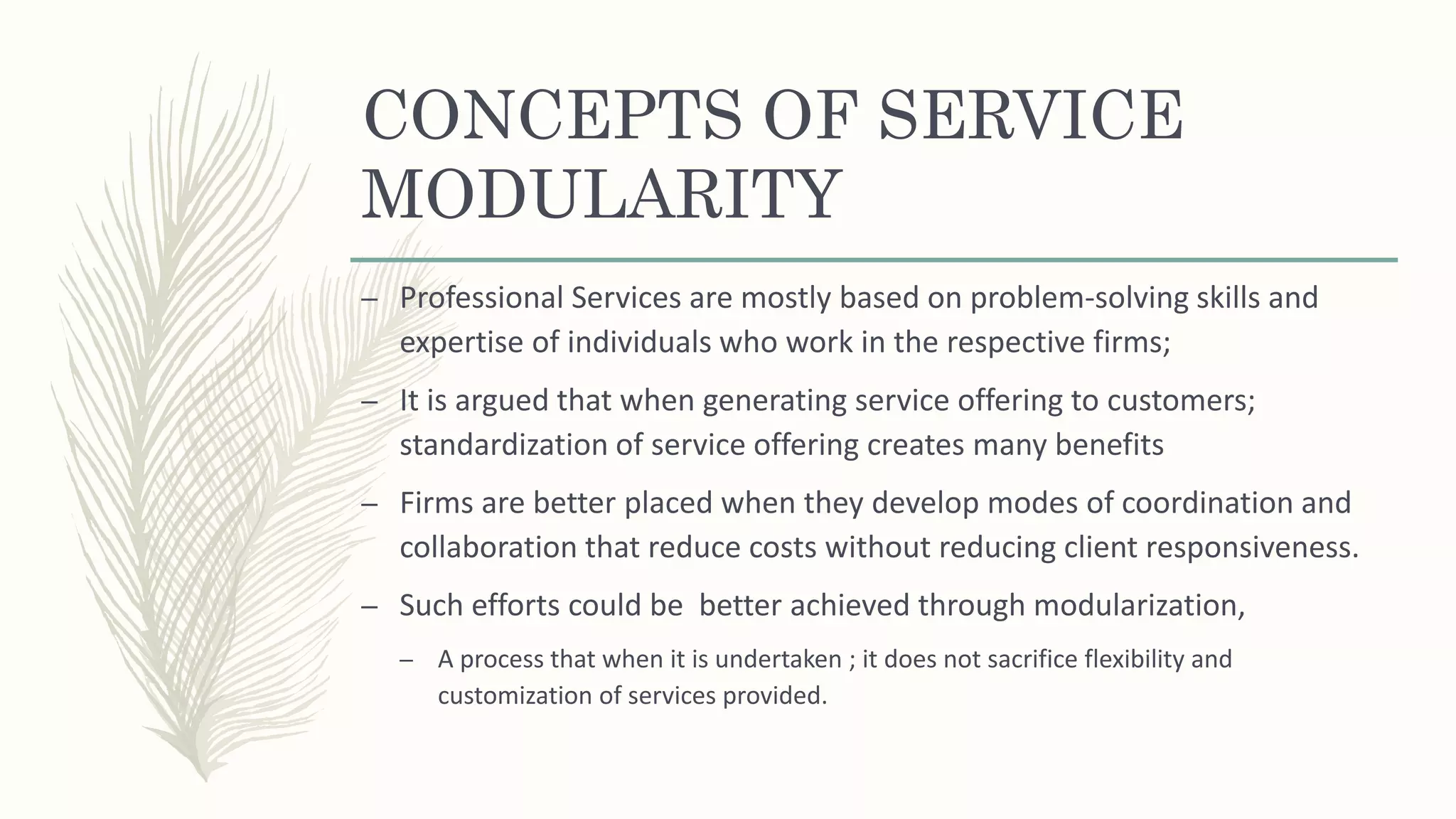 Service modularity | PPTX