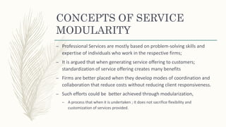 Service modularity | PPTX