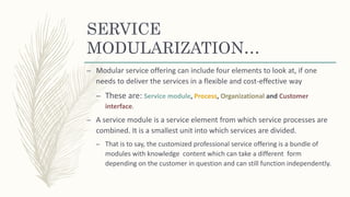 Service modularity | PPTX