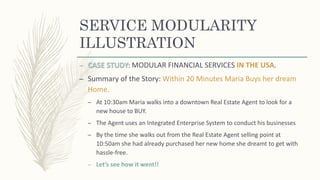 Service modularity | PPTX