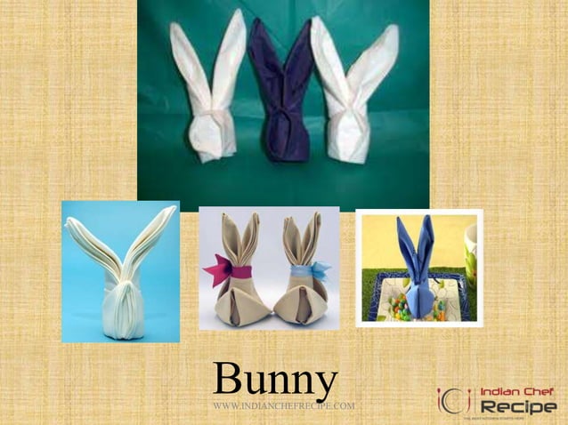 DIFFERENT TYPES OF NAPKIN FOLDING | PPTX