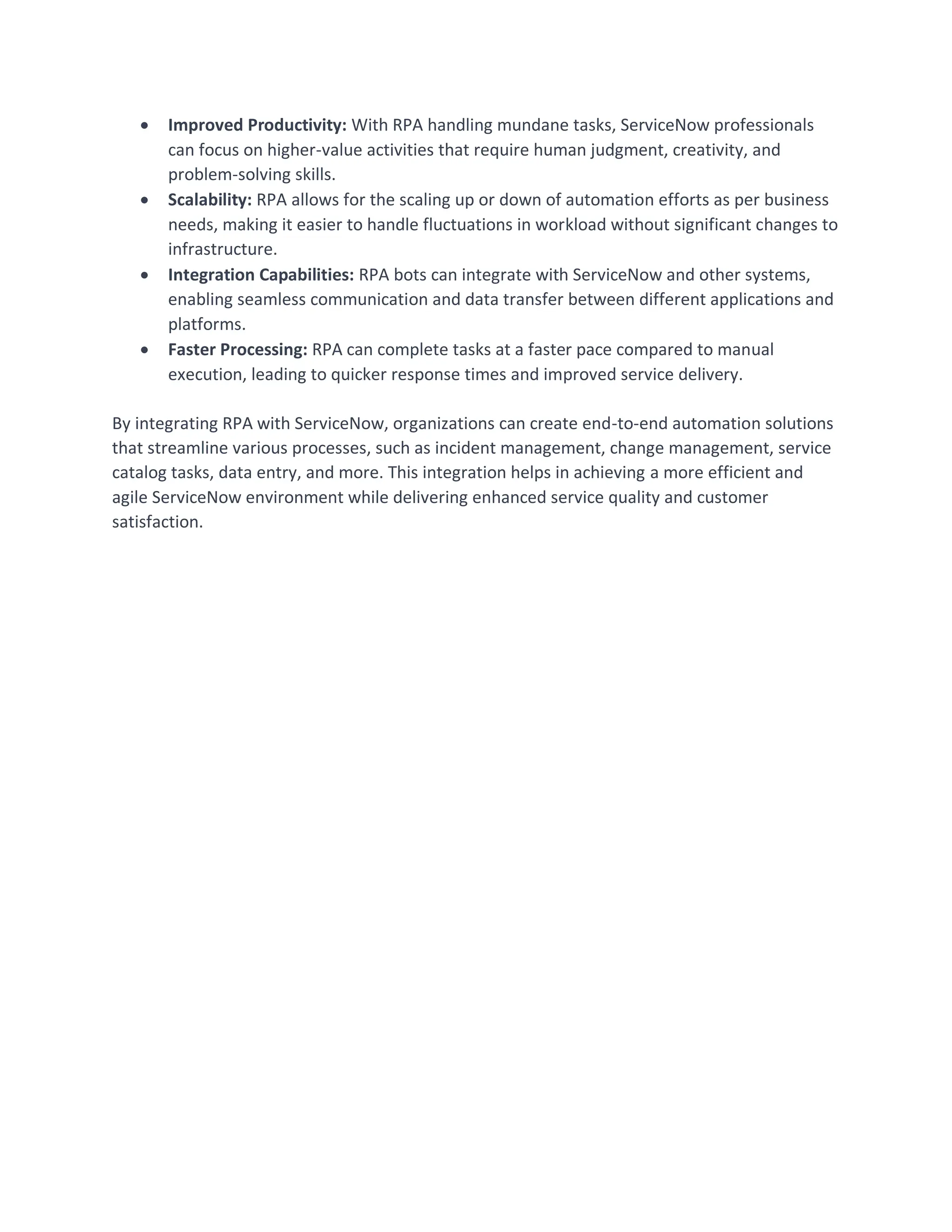 ServiceNow Automation and its Integration with RPA.pdf