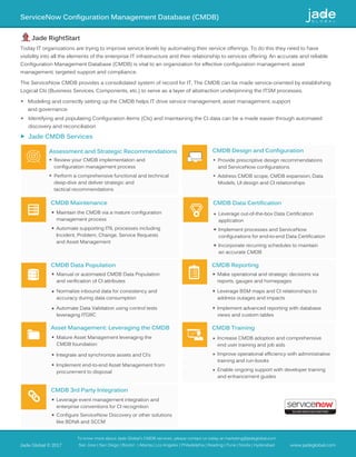 ServiceNow Configuration Management Database | PDF