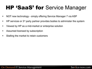 Service-now.com SaaS vs. ASP vs. traditional software | PPT