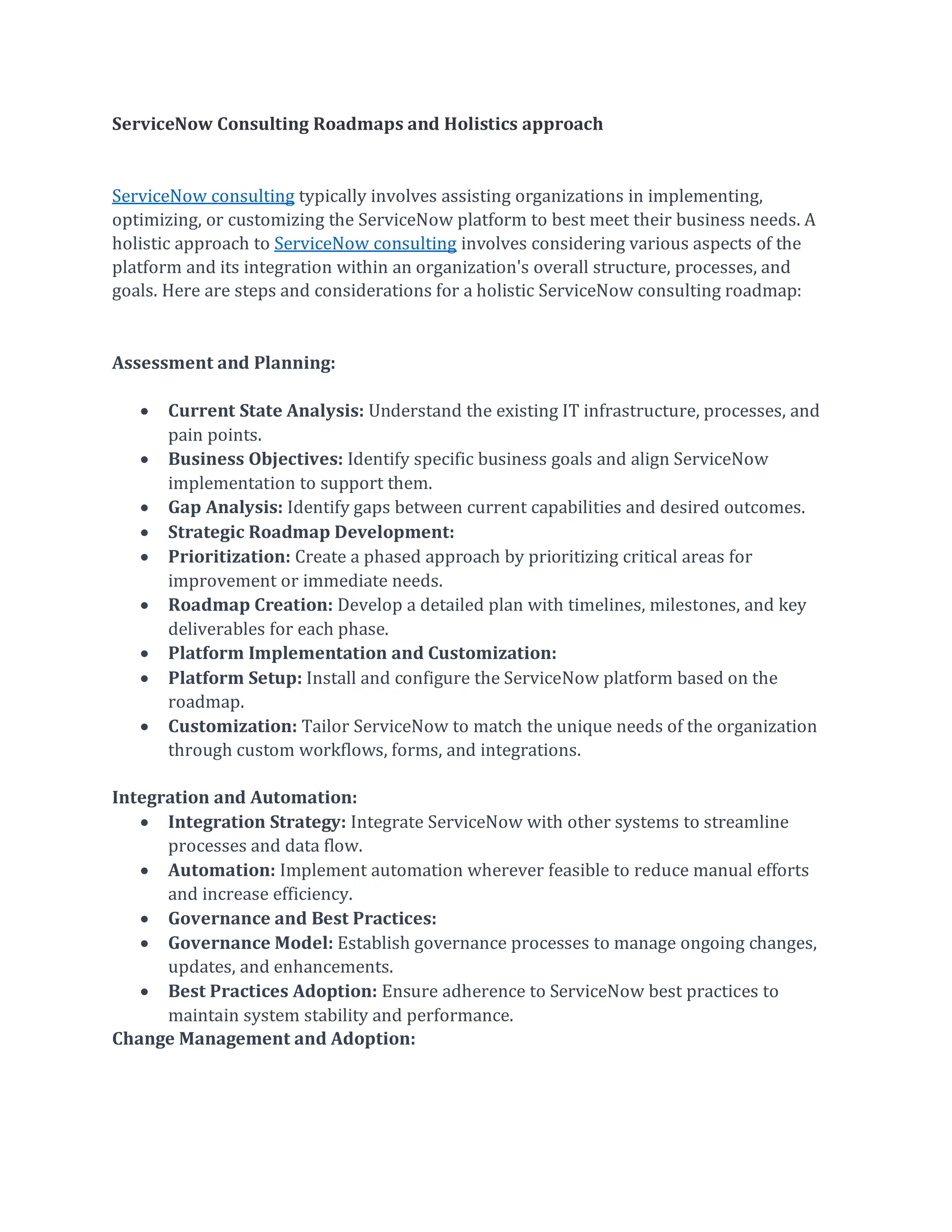 ServiceNow Consulting Roadmaps and Holistics approach.pdf