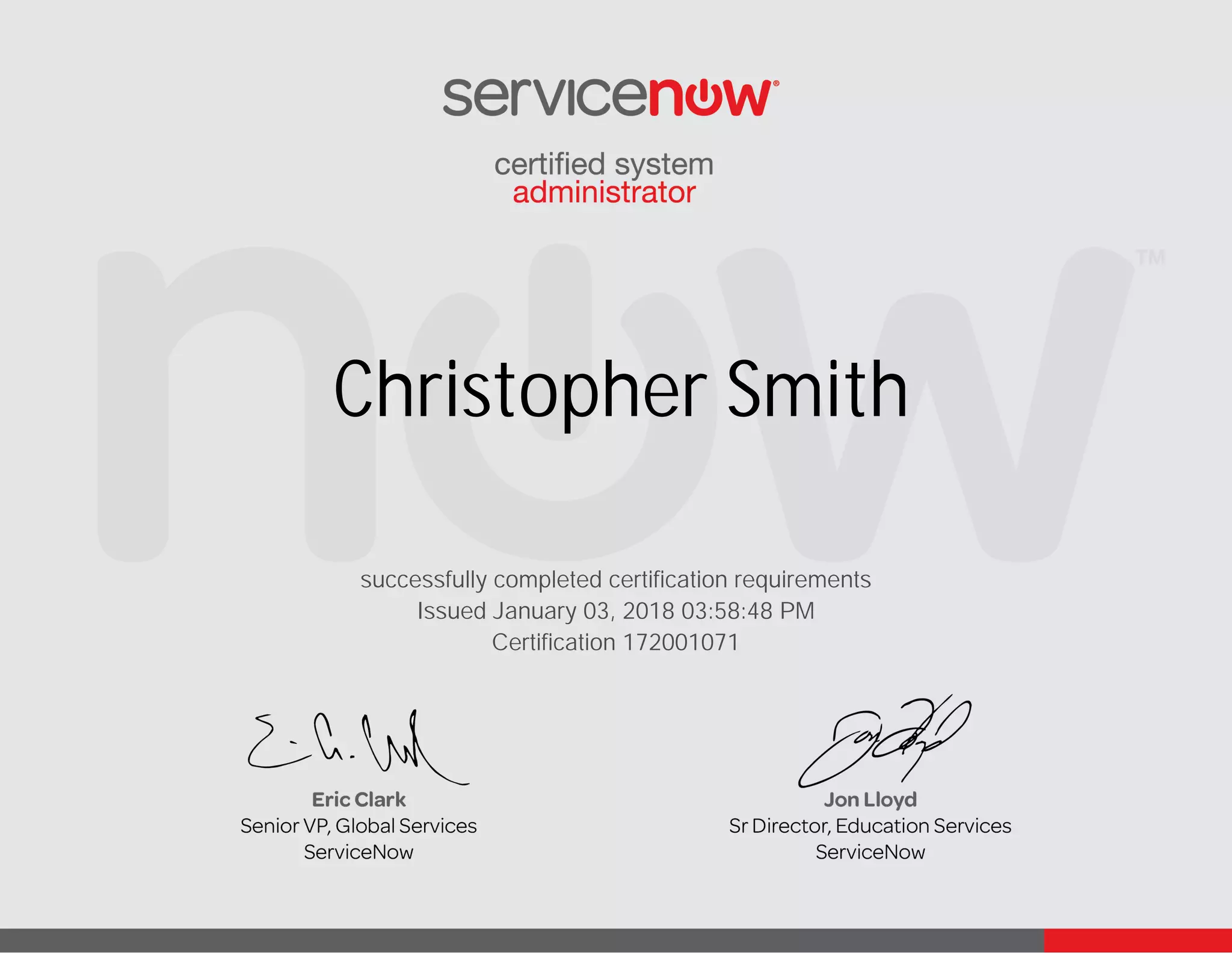 ServiceNow Certified System Administrator | PPT