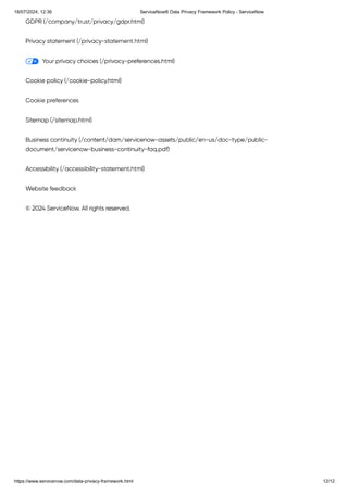 ServiceNow® Data Privacy Framework Policy.pdf