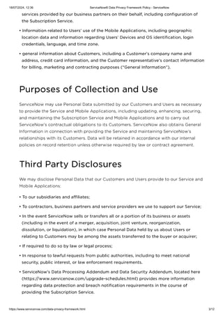 ServiceNow® Data Privacy Framework Policy.pdf
