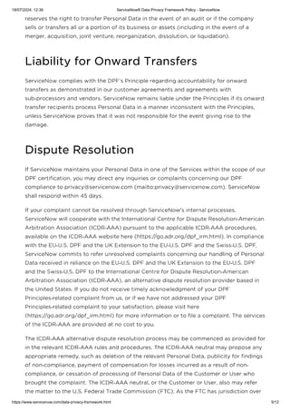 ServiceNow® Data Privacy Framework Policy.pdf