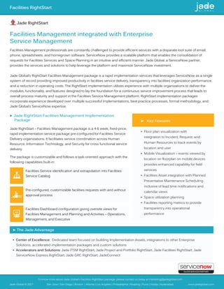 Facilities Management integrated with Enterprise Service Management | PDF
