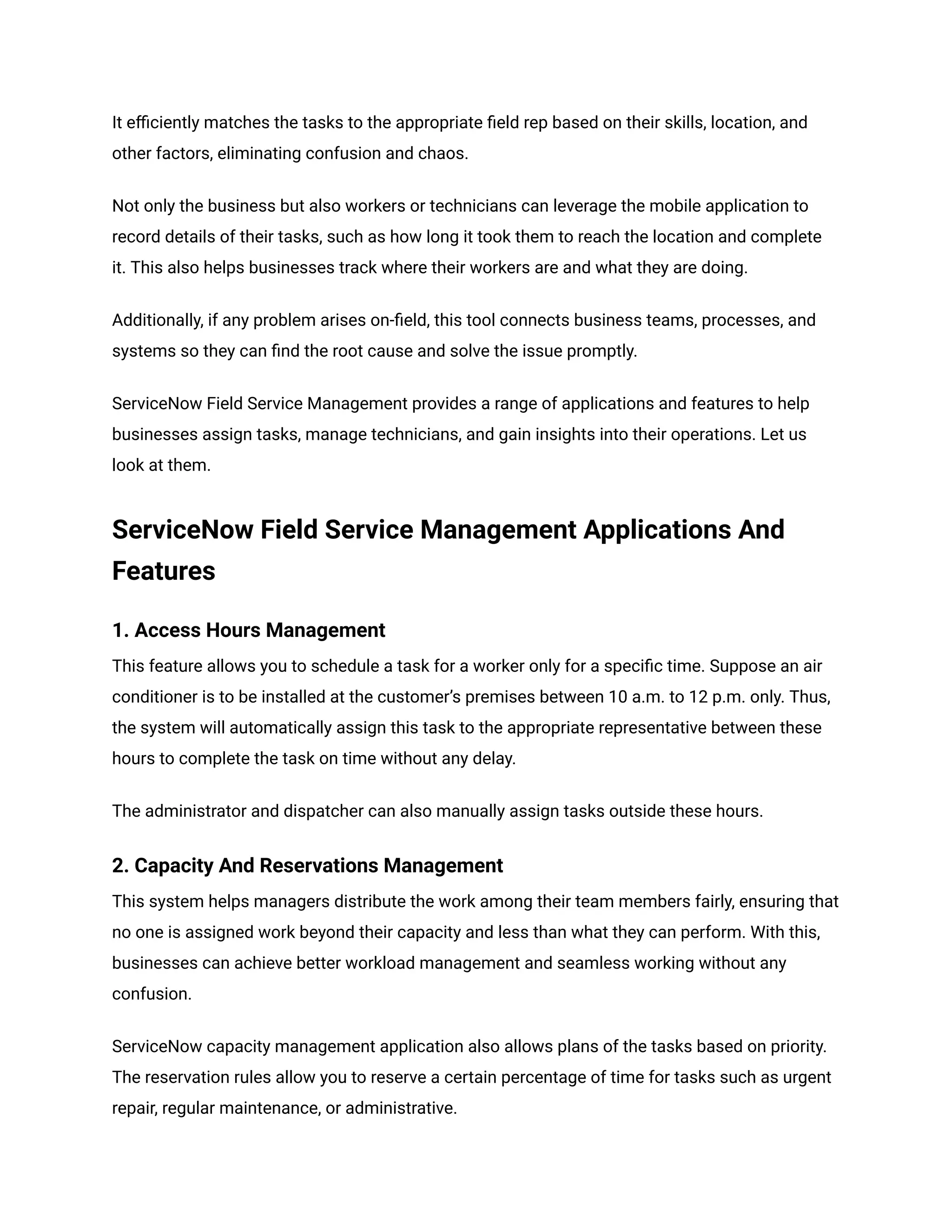 ServiceNow Field Service Management: Transforms Field Operations for Success | PDF