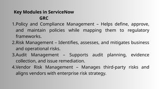 ServiceNow GRC: Everything You Need to Know | PPTX