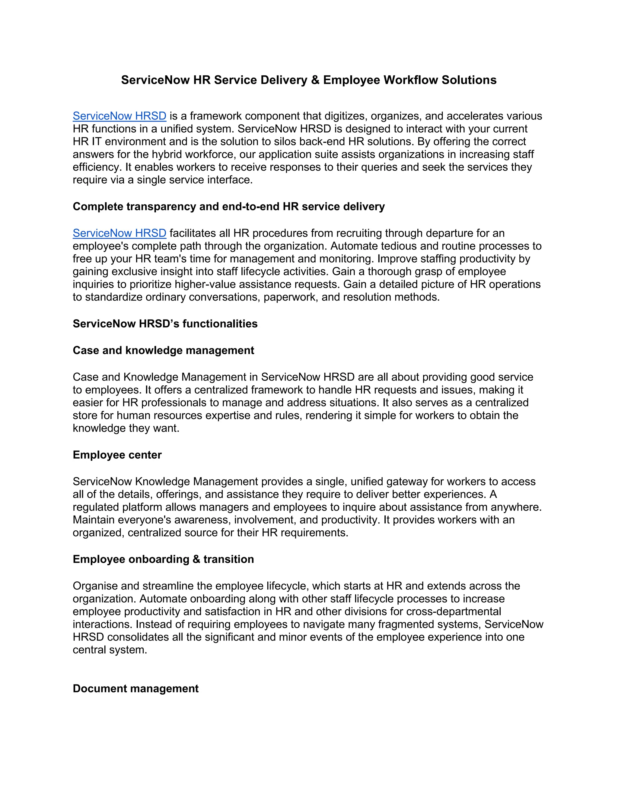 ServiceNow HR Service Delivery & Employee Workflow Solutions.pdf