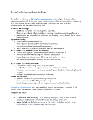 ServiceNow Implementation methodology.pdf