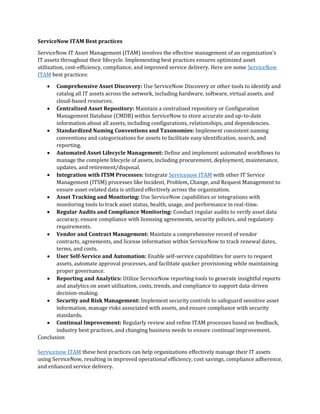 ServiceNow ITAM Best practices.pdf