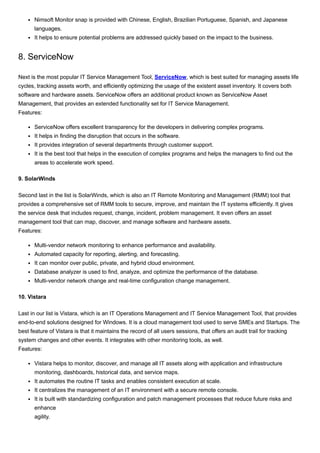 Servicenow it management tools | PDF