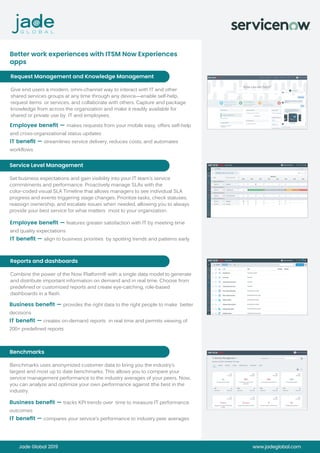 Jade Global - ServiceNow ITSM Overview | PDF