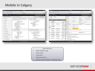 ServiceNow mobile roadmap December 2013 | PPT
