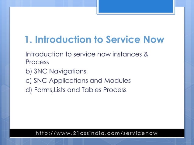 Servicenow online training | PPT