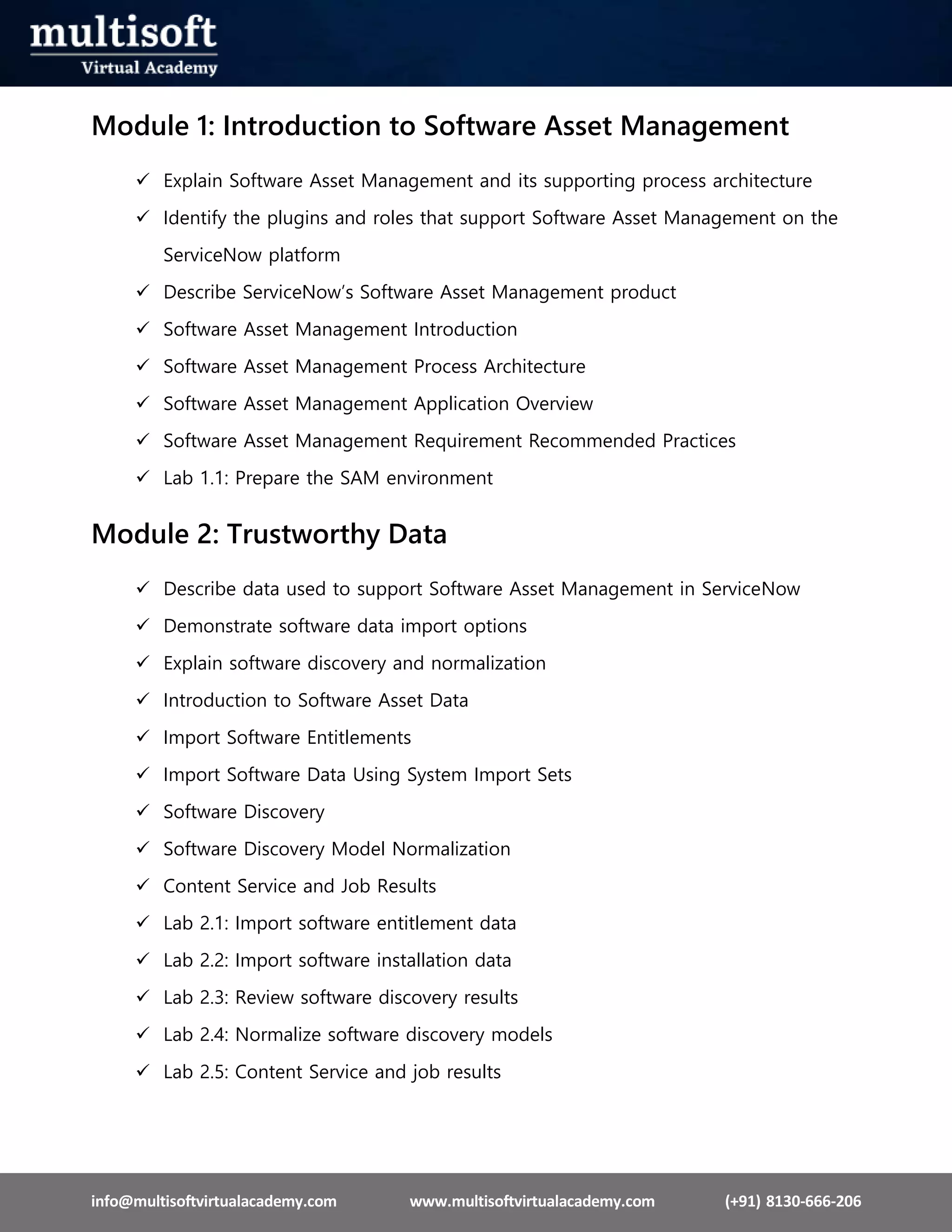 ServiceNow Software Asset Management - PPT.docx