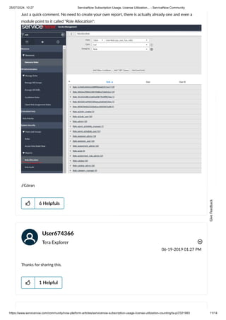 ServiceNow Subscription Usage, License Utilization, Counting Licensed ...