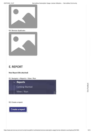 ServiceNow Subscription Usage, License Utilization, Counting Licensed ...