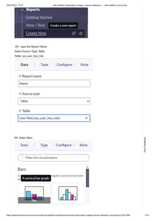 ServiceNow Subscription Usage, License Utilization, Counting Licensed ...
