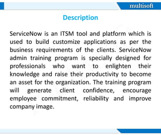 Service now training | PPTX