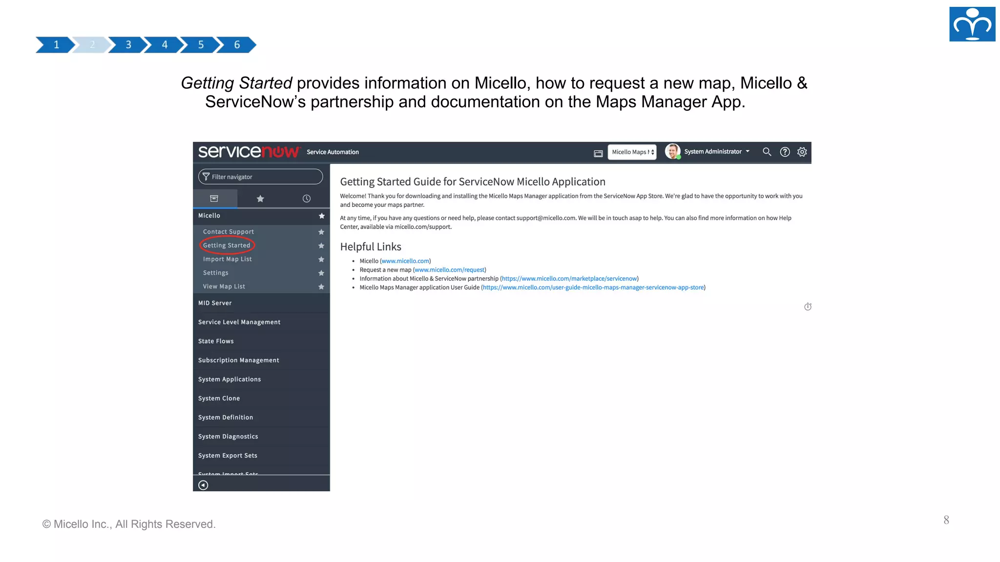 Micello & ServiceNow User Guide | PDF