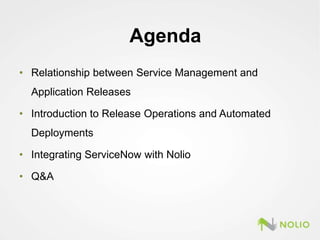 ReleaseNow with ServiceNow | PPTX