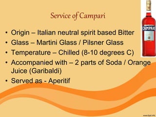 Service of Liqueurs and Bitters.pptx