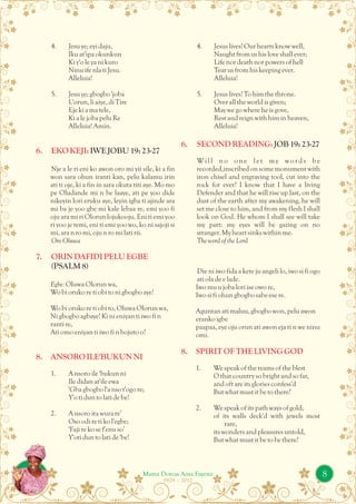 Service of songs programme | PDF