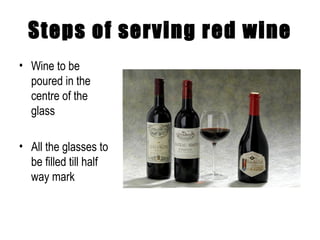 Service Of Wines | PPT